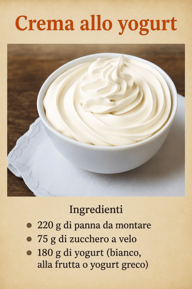 Crema allo yogurt: ottima per dolci al cucchiaio o per farcire - Pane e ...